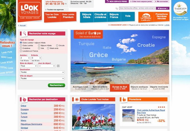 Look Voyages refond son site grand public - Tour Hebdo