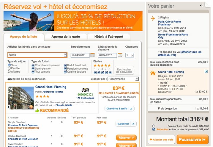 Vente d'hôtels : Easyjet change de partenaire - Tour Hebdo