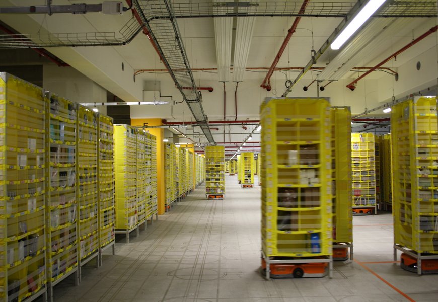 Amazon inaugure son entrepôt robotisé de Brétigny-sur-Orge - Supply ...