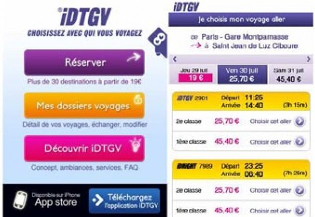 iDTGV lance son application mobile - Le Quotidien du Tourisme