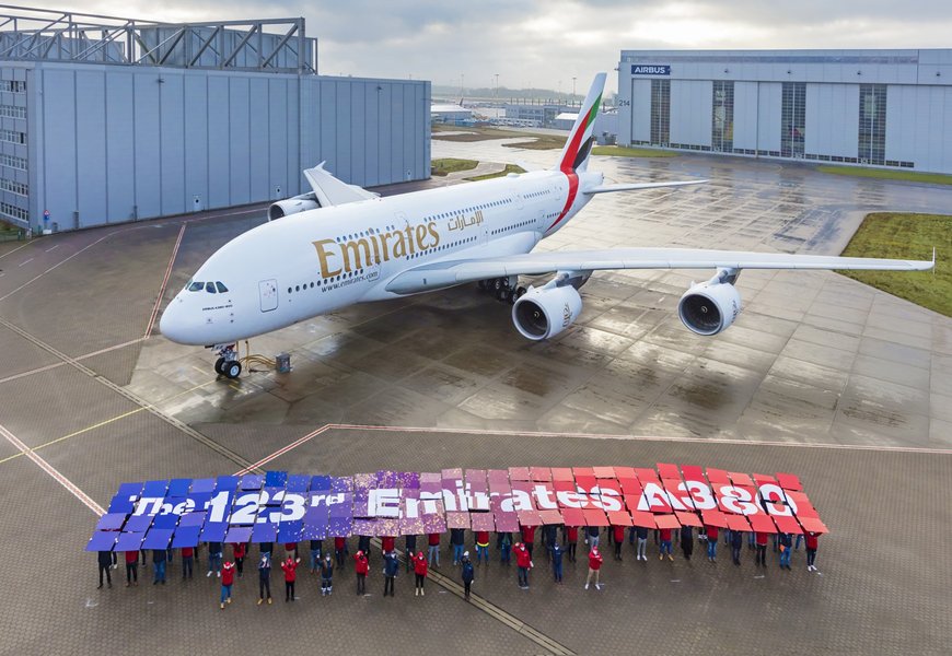 La compagnie Emirates reçoit son 123ème A380 en provenance de Toulouse ...