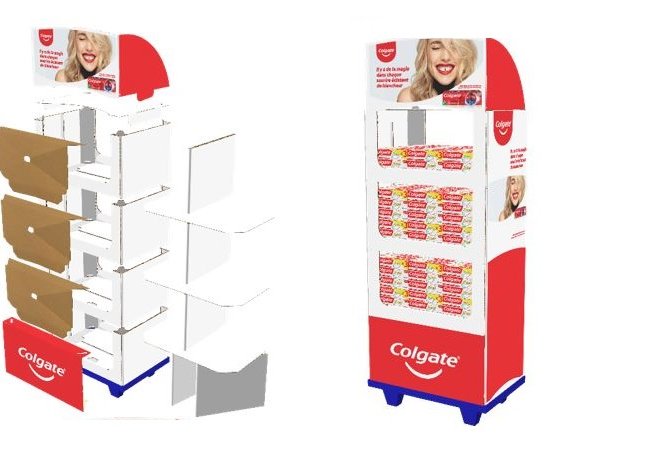 FM Logistic signe un « display » standardisé pour les promos Colgate ...