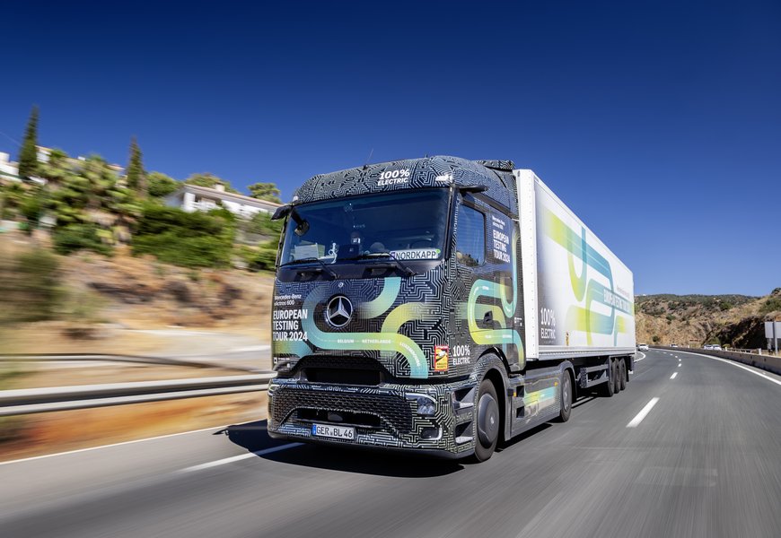 Le Mercedes eActros 600 élu Camion de l'année 2025 ! - FranceRoutes