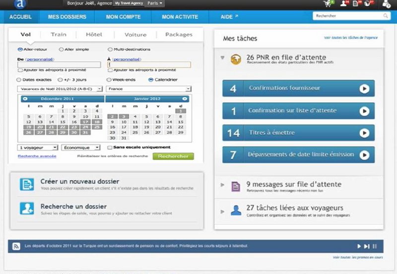 Amadeus lance son interface graphique Click & Sell - Tour Hebdo